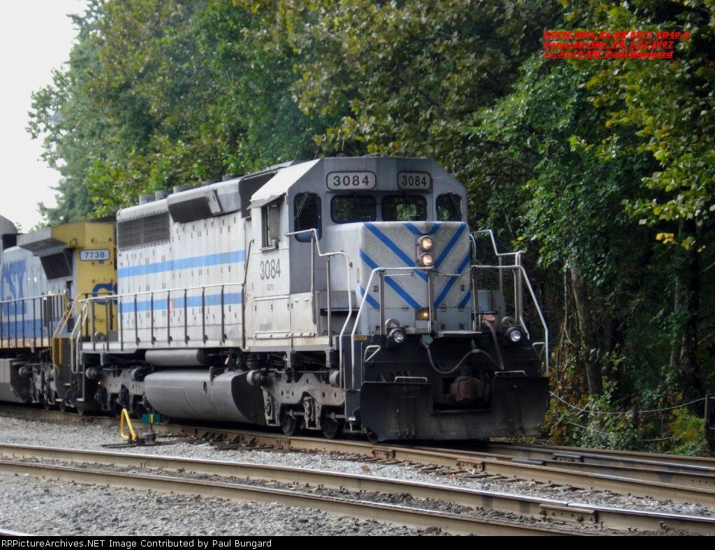 GCFX 3084 SD40-2 Sept 22, 2007